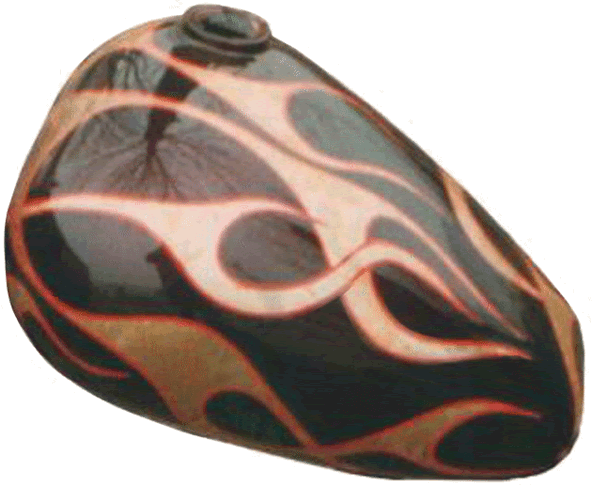 flames gold leaf
